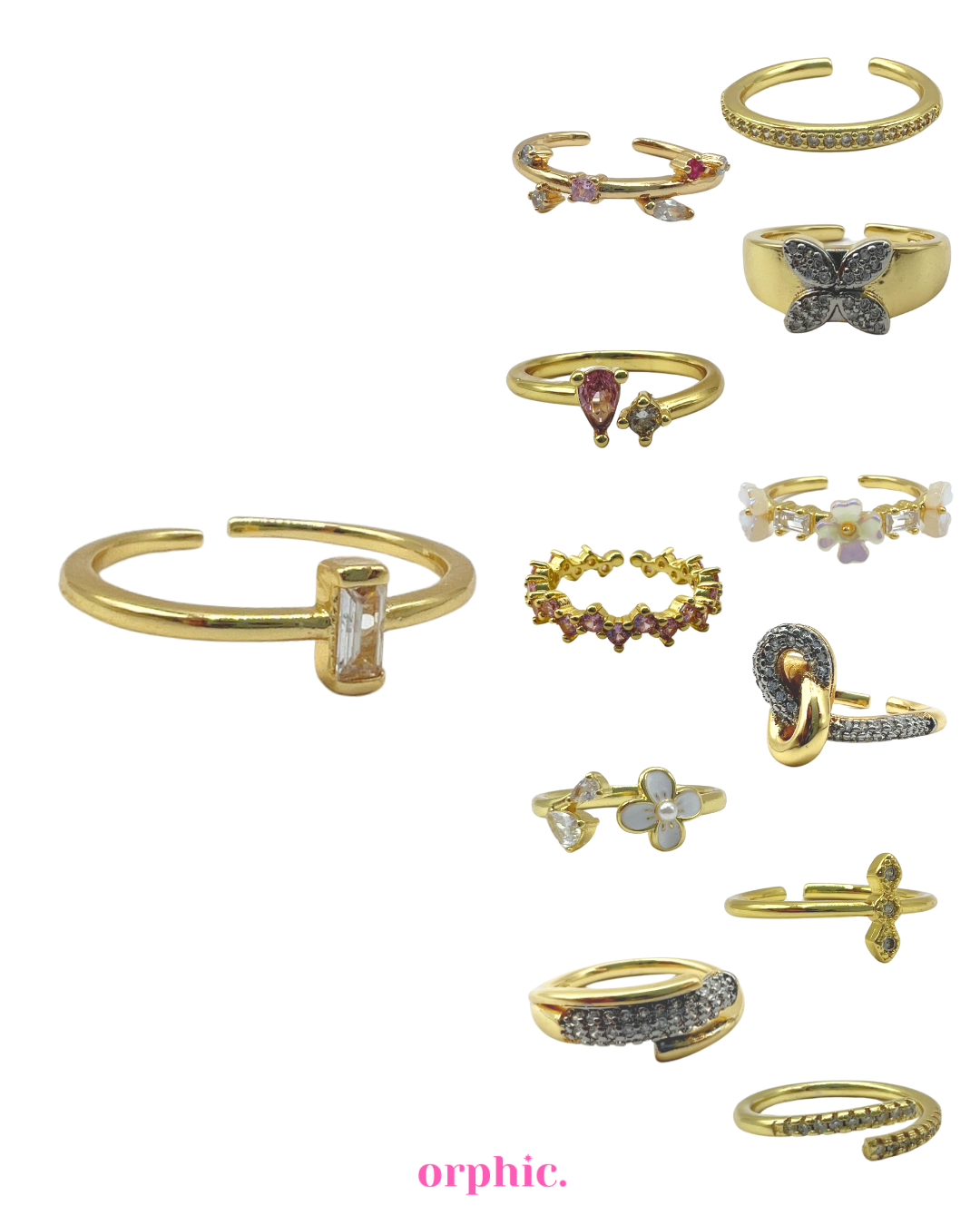 Dainty Adjustable Stackable Rings | One-Size Rings for Women – orphic